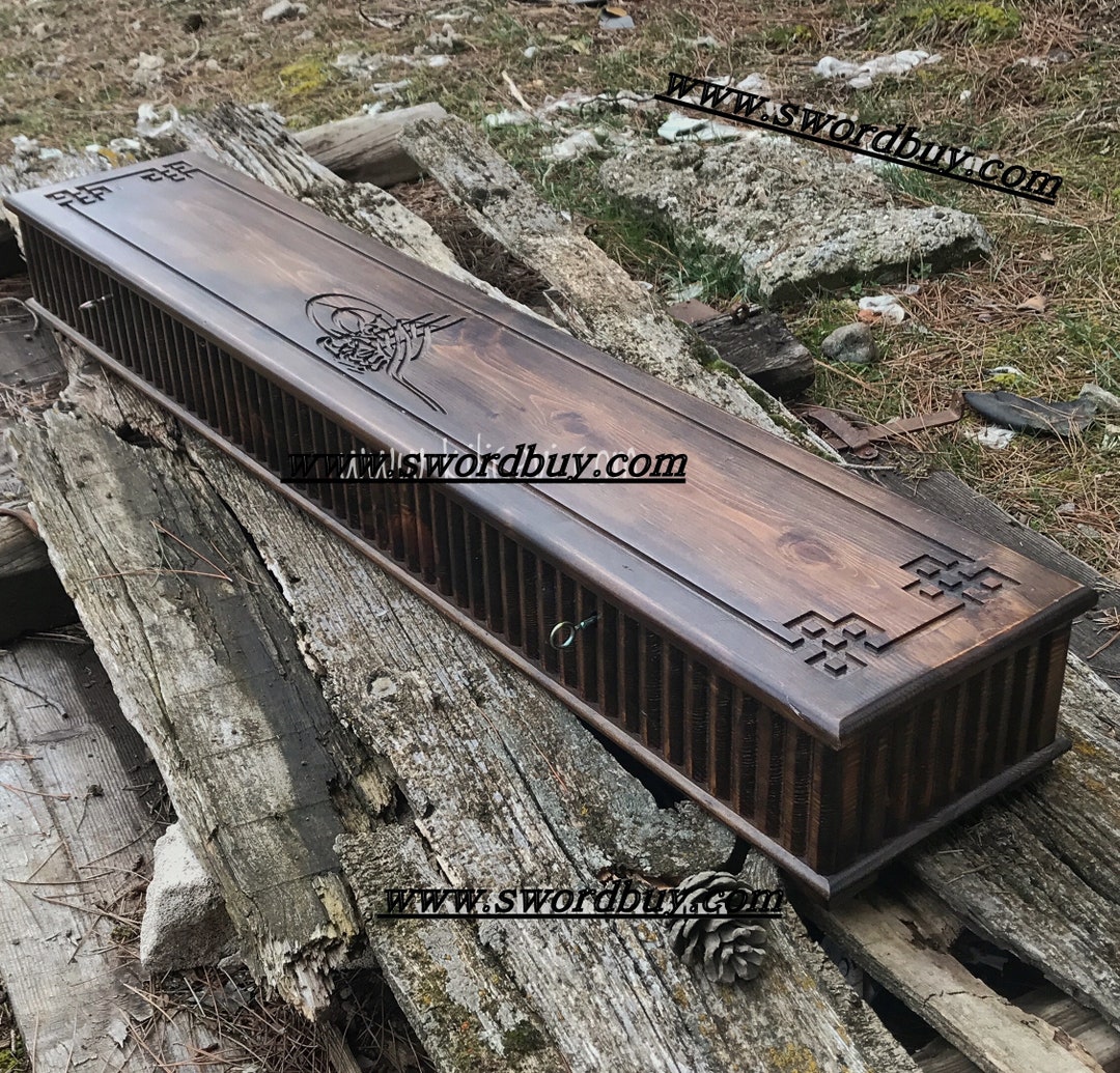 Sword Box, Handmade Patterned Sword Box, Gift Box, Wooden Box - Etsy