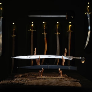 Espada Yatagan, Espada Yataghan hecha a mano, Espada cosplay Yatagan ...