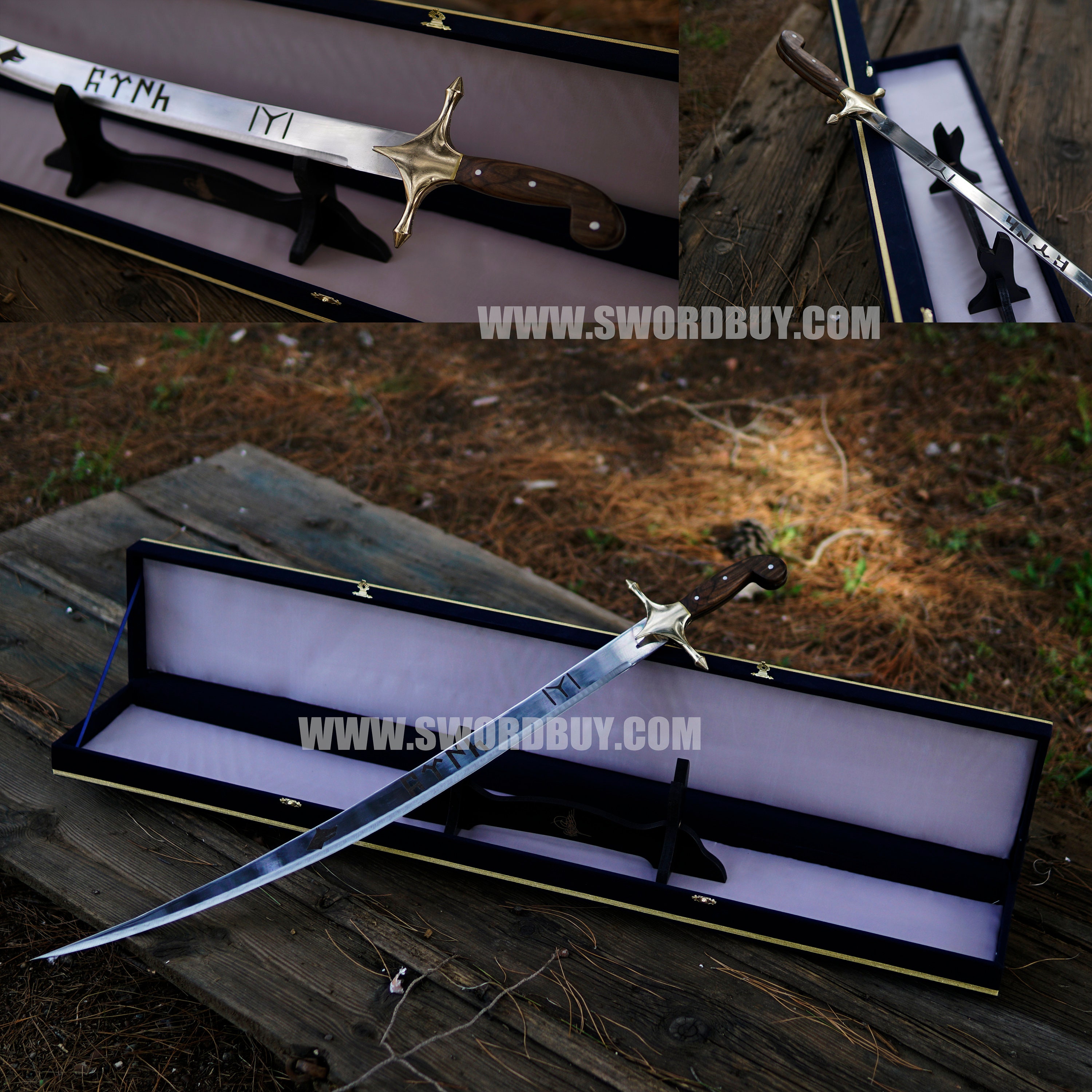 Turkish Sword Gokturk Sword With Ancient Engraving Handmade | Etsy