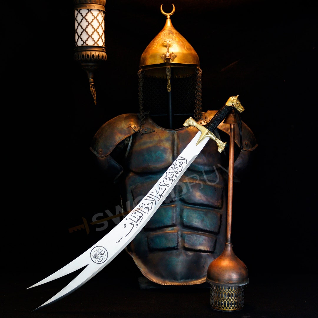 Imam Ali's Sword Zulfiqar Hazrat Ali Sword Handmade Zulfiqar Sword, Gift for Him, Wedding Gift ...