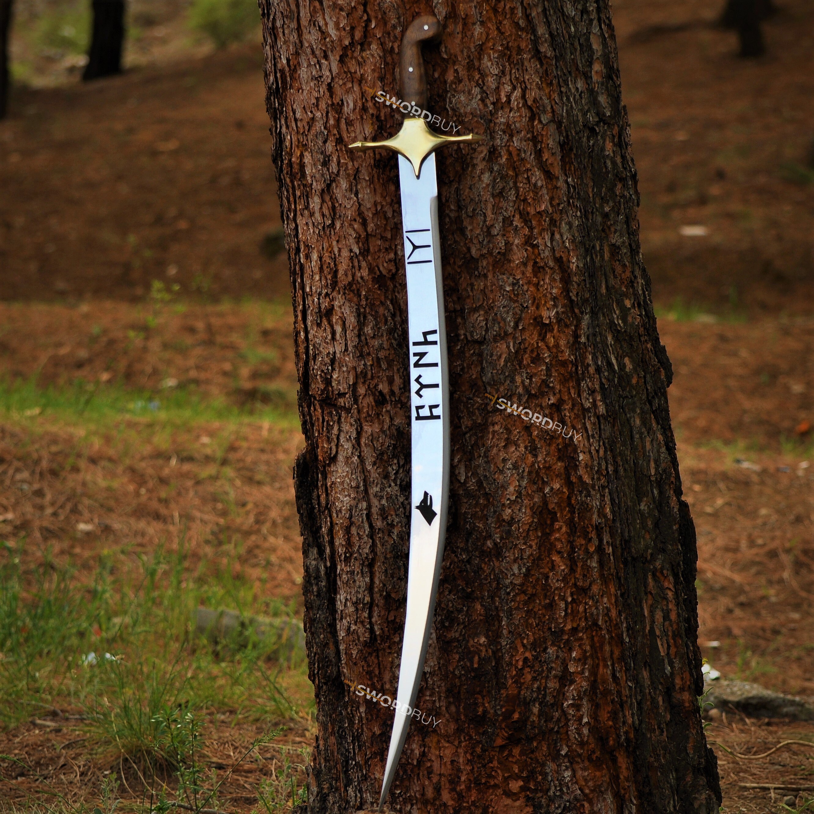 Turkish Sword Gokturk Sword With Ancient Engraving Handmade | Etsy