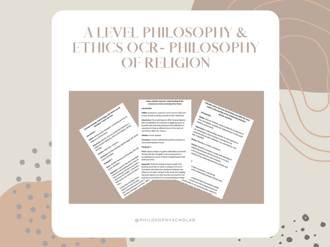 Philosophy And Ethics