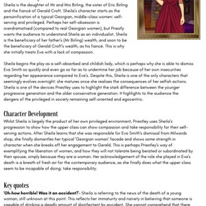 An Inspector Calls REVISION PACK- Essay Plans, A Quote Bank , Character ...