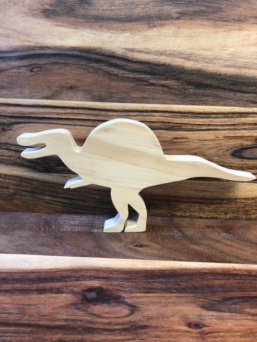 Wooden SPINOSAURUS DINOSAUR - Etsy