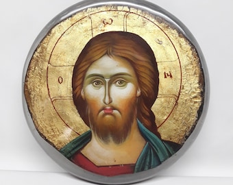 Virgin Mary With Child Jesus Christ,handmade Resin Encased Orthodox ...