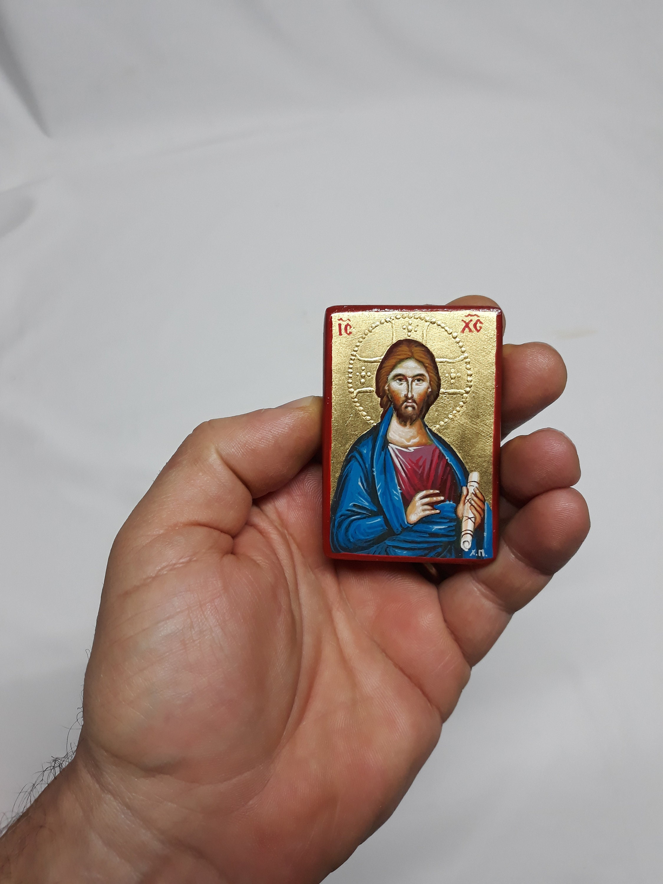 Jesus Christ,small Icon - Etsy
