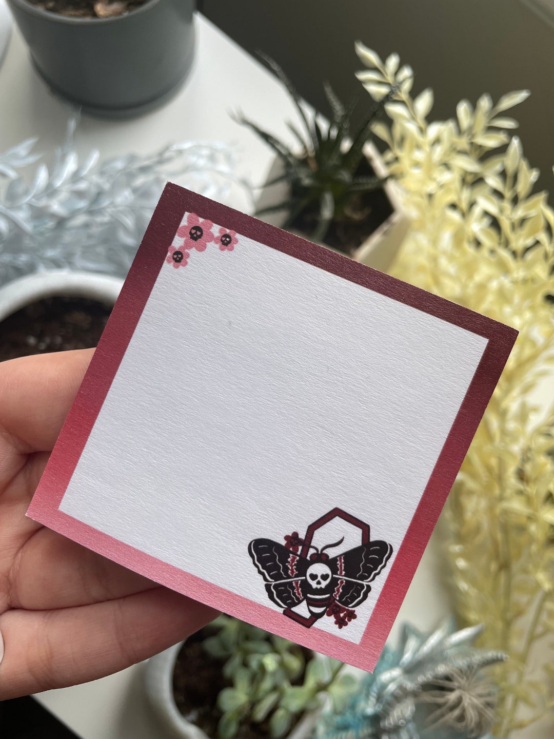 Moth Sticky Notes - Stationary - Etsy