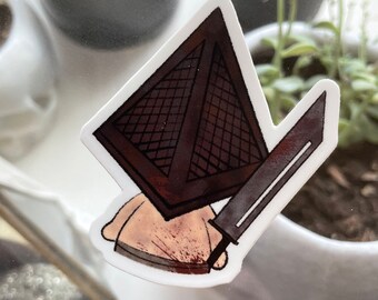 Silent Hill Pyramid Head & Friends Kawaii Sticker Sheet Waterproof ...