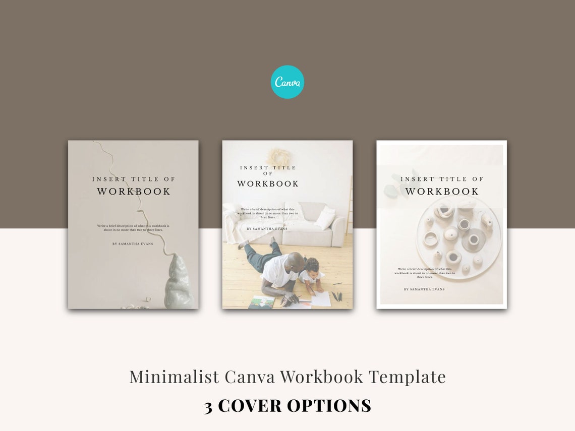 Minimalist Canva Workbook Template, Lead Magnet Worksheet Template, DIY ...
