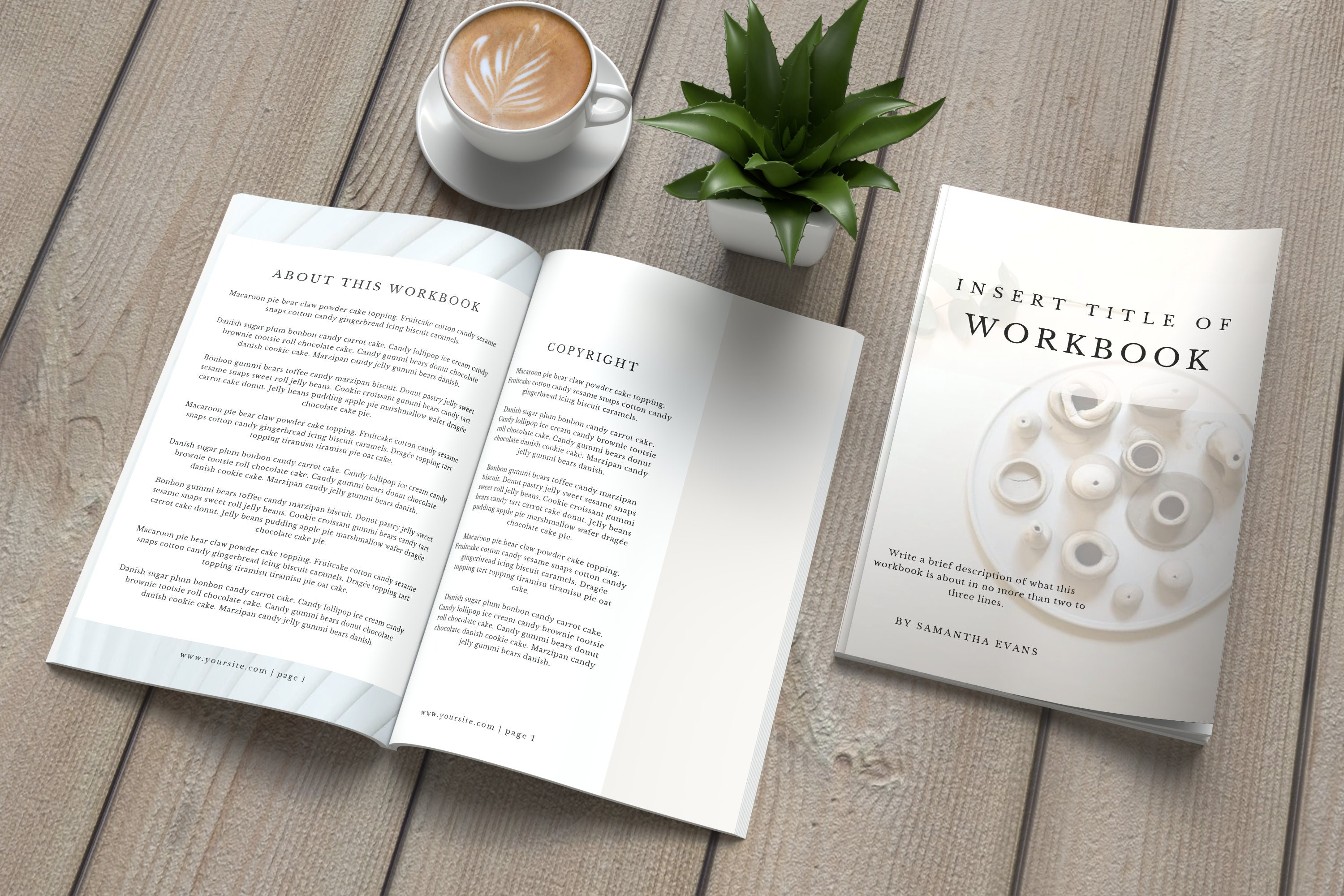 Minimalist Canva Workbook Template, Lead Magnet Worksheet Template, DIY ...