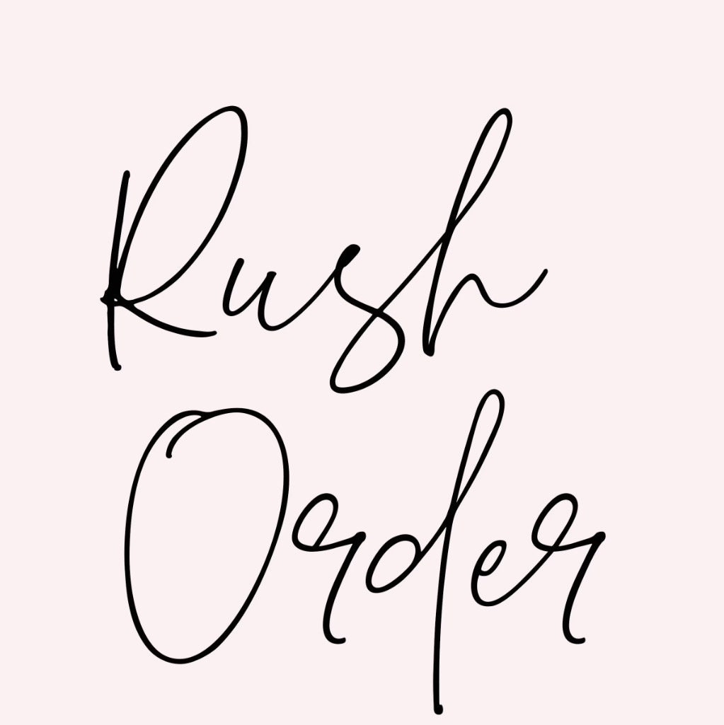 Rush Order! - Etsy
