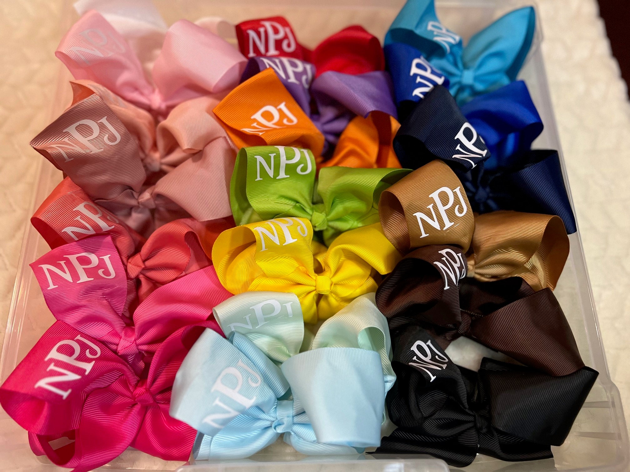 Personalized Hair Bows, Hair Bow Box, Custom Hair Bow, Girls Hair Bows ...