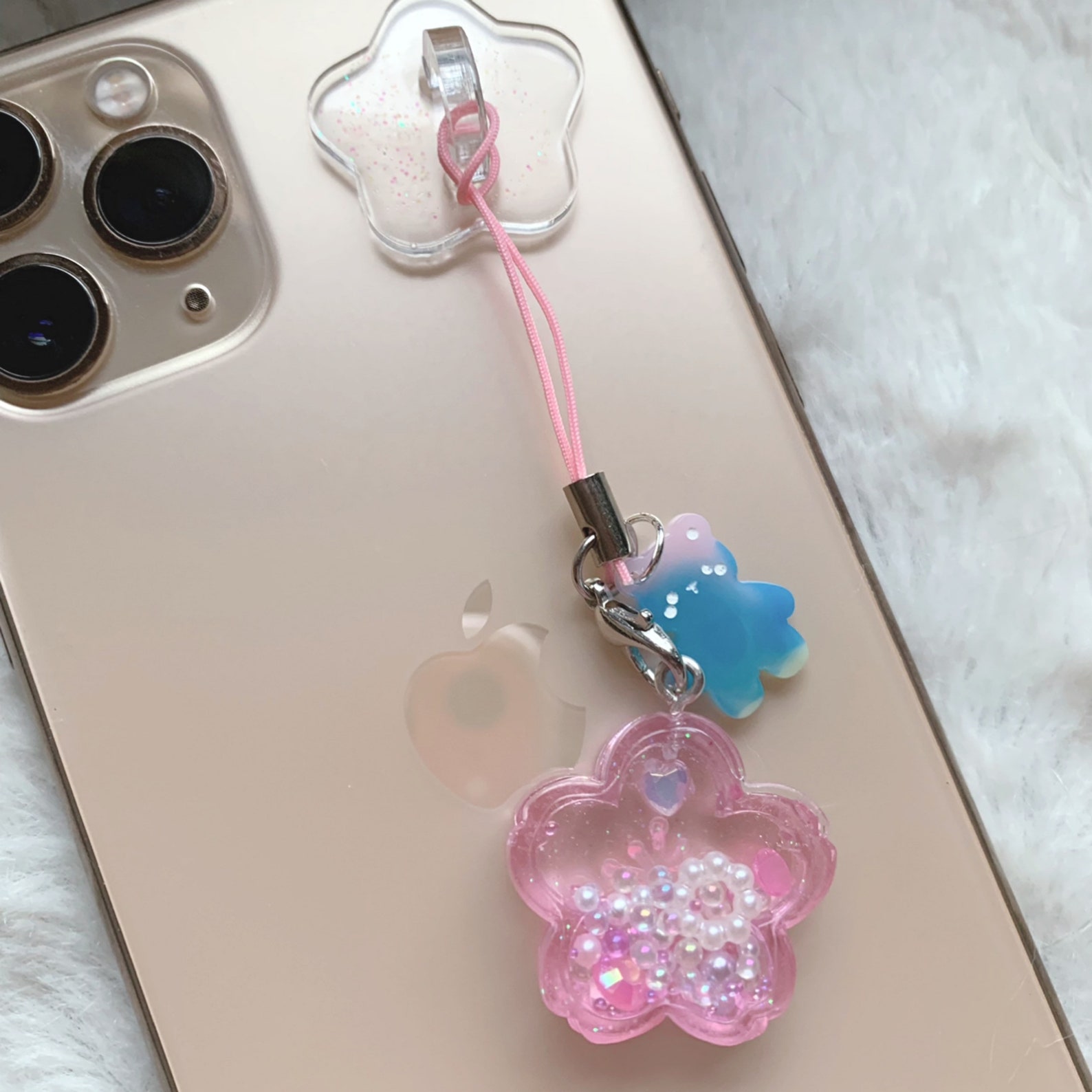 Mini Cellphone Sakura Moon & Star Charm Shakers - Etsy