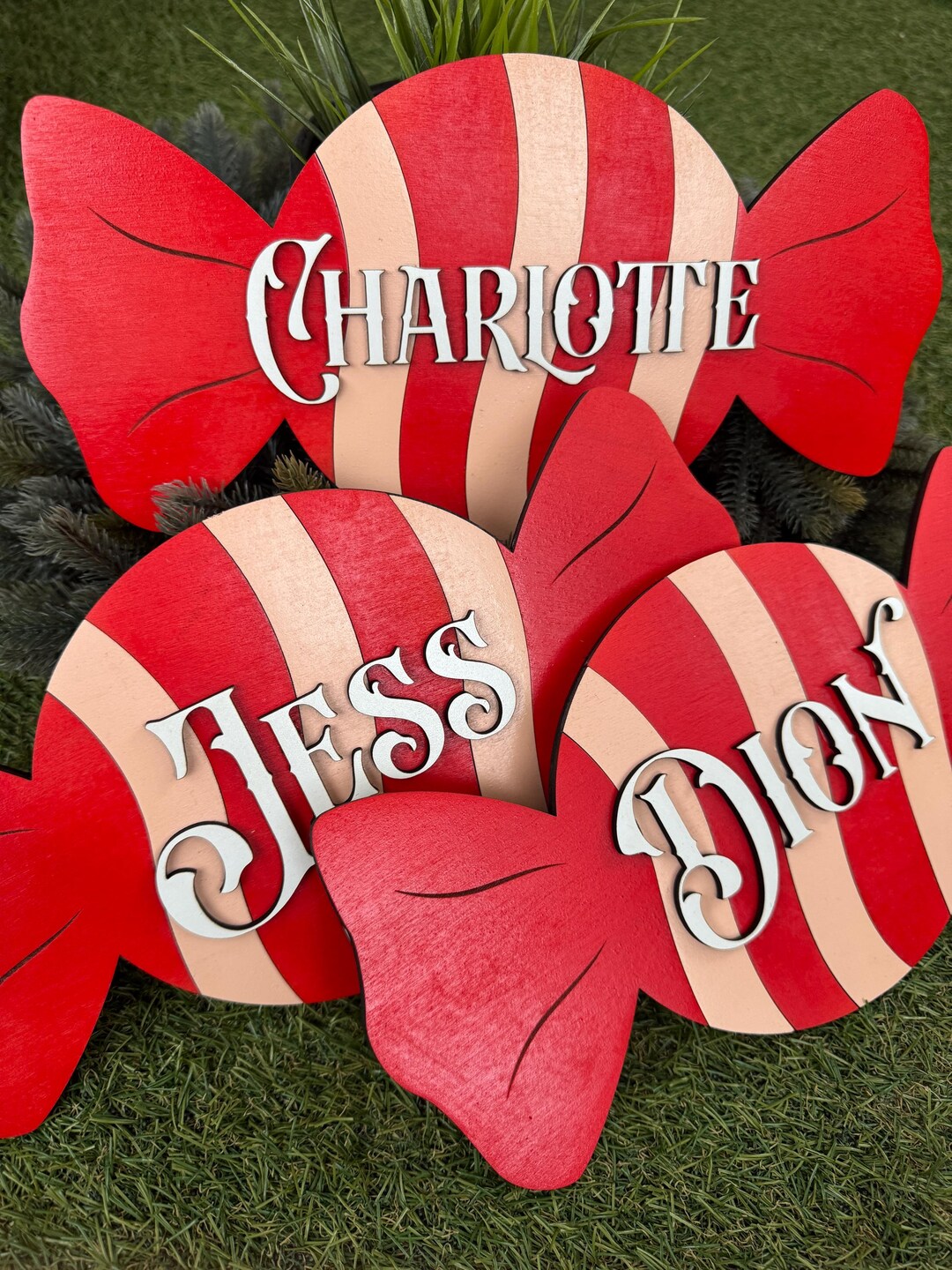 Personalised Christmas Candy SVG File for Laser Cutting & Vinyl ...