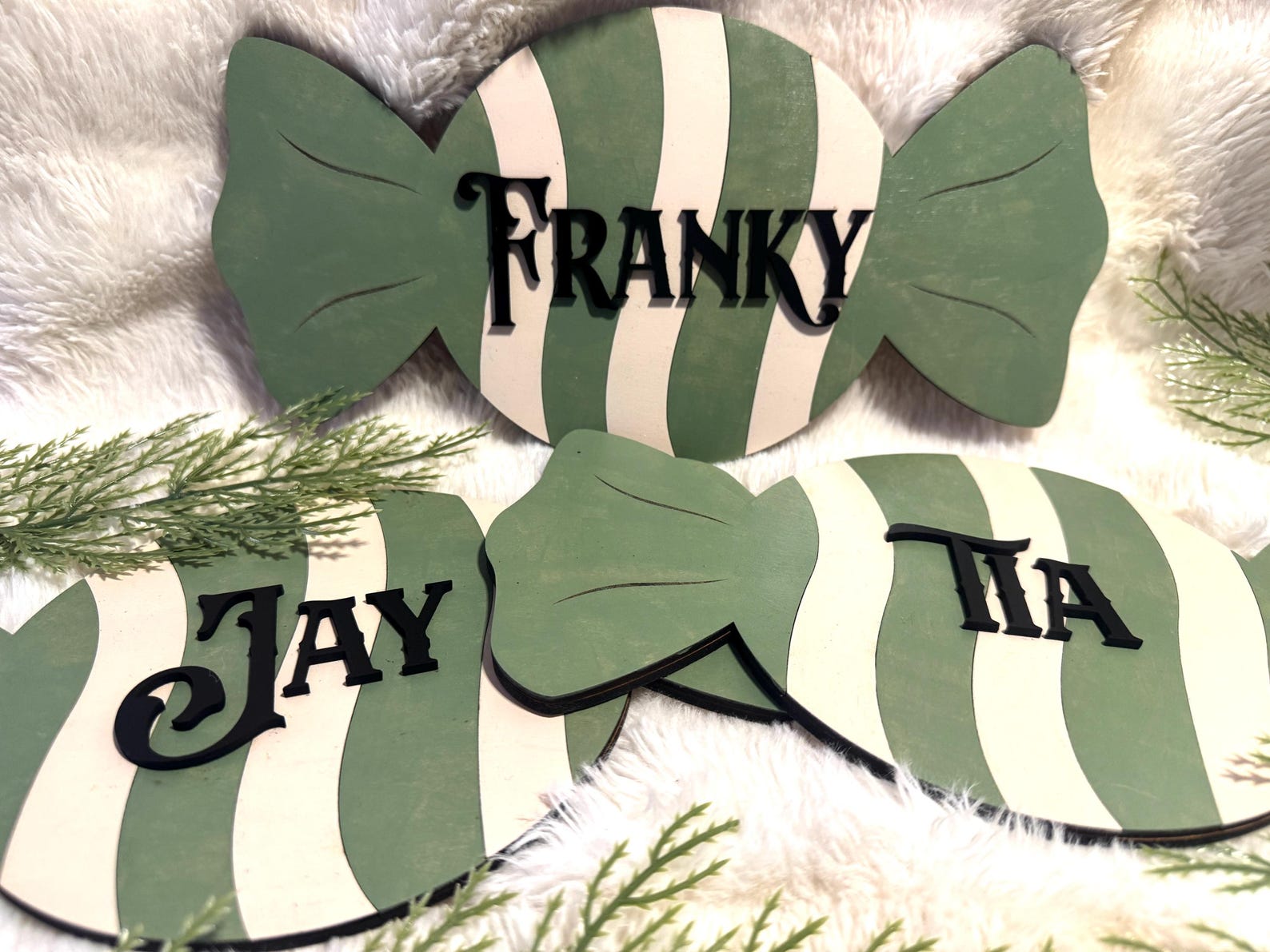 Personalised Christmas Candy SVG File for Laser Cutting & Vinyl ...