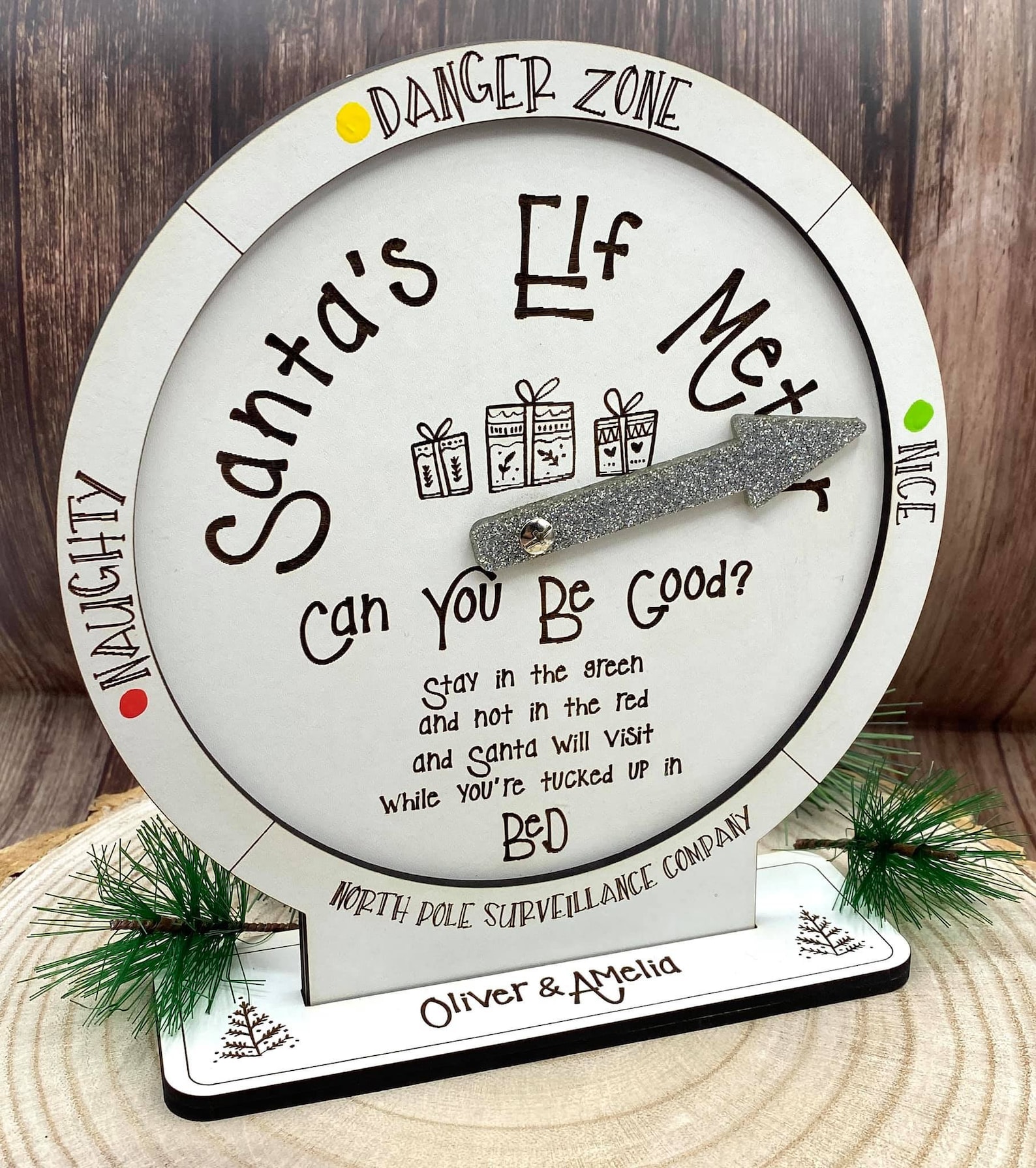 Elf Meter Christmas Digital Cut File | Glowforge File | Christmas SVG ...