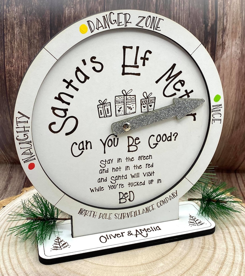 Elf Meter Christmas Digital Cut File | Glowforge File | Christmas SVG ...