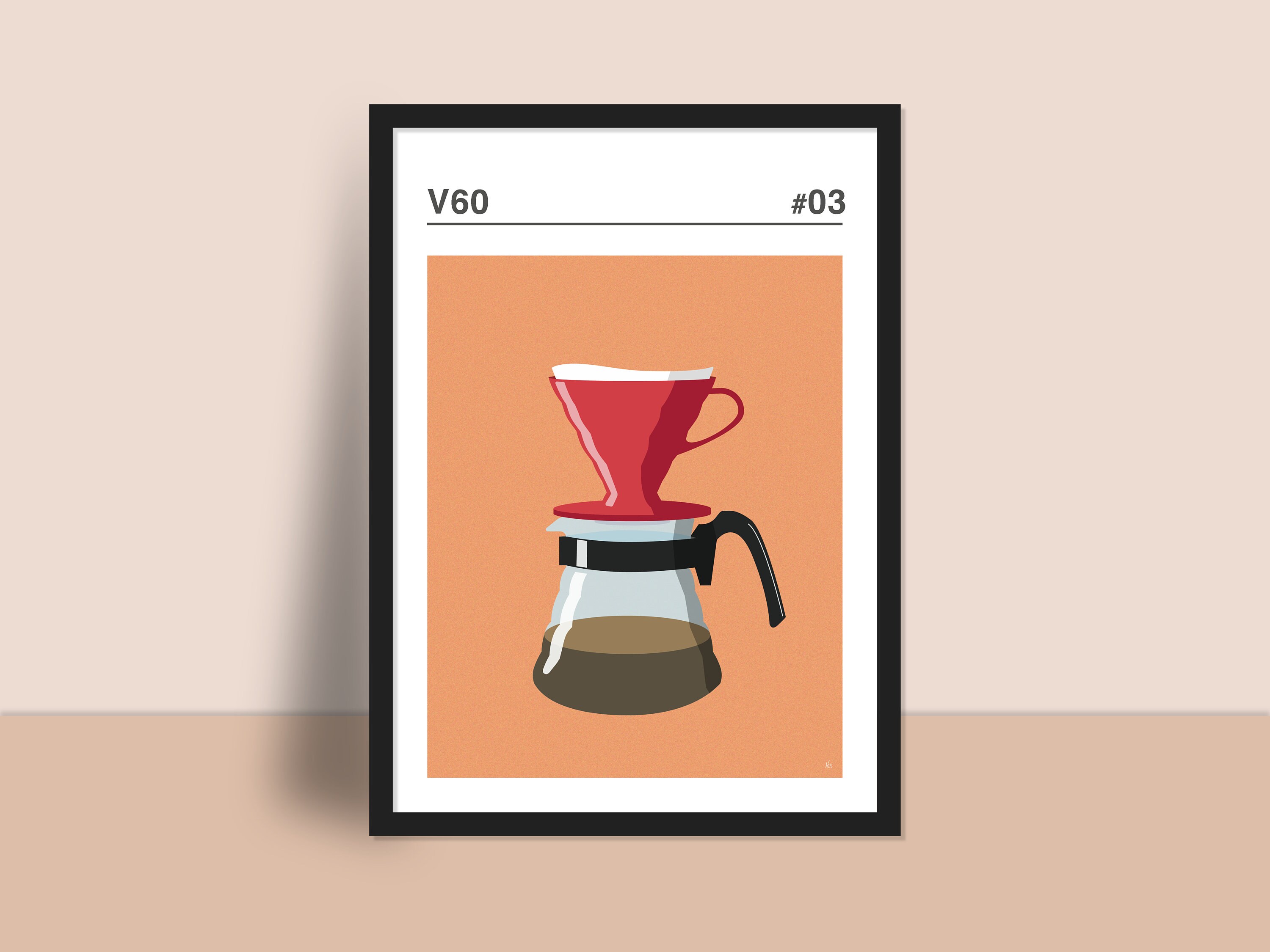 V60 print Coffee Maker Prints | Etsy