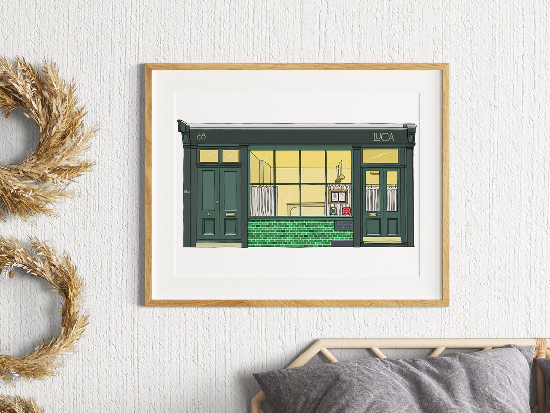 Luca Farringdon Illustration Poster - Etsy