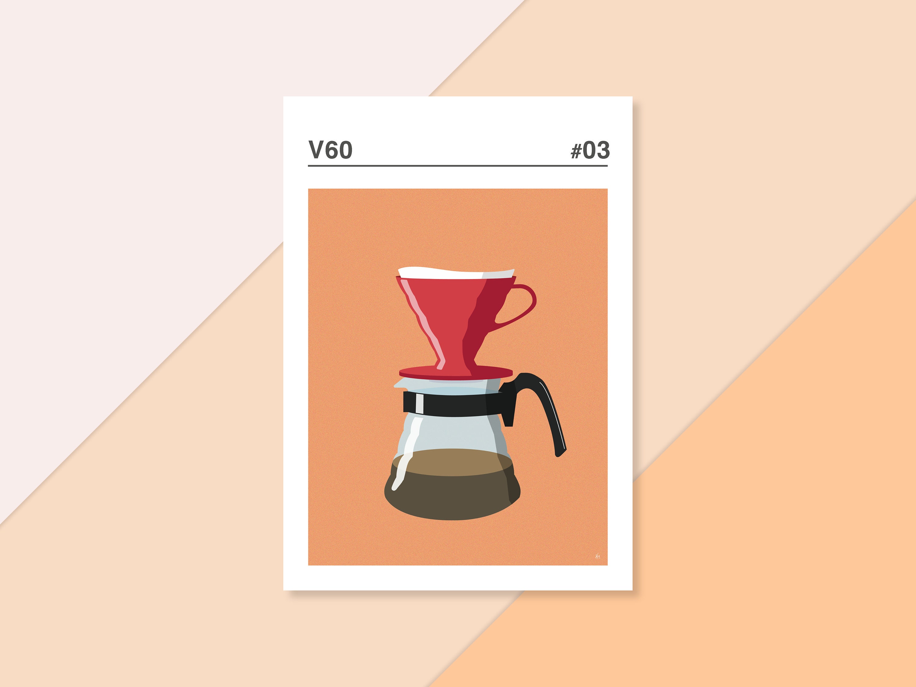 V60 print Coffee Maker Prints | Etsy