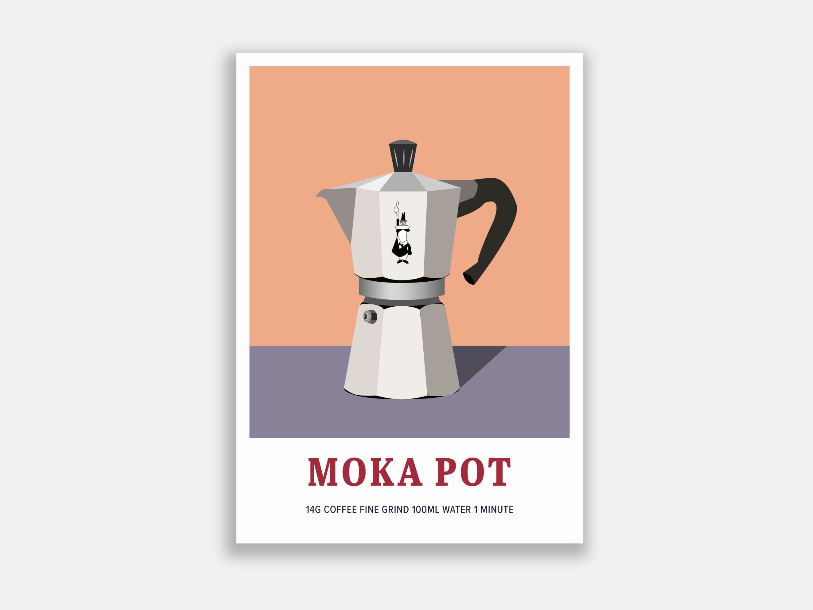 Moka Pot Print - Coffee Maker Prints - Etsy