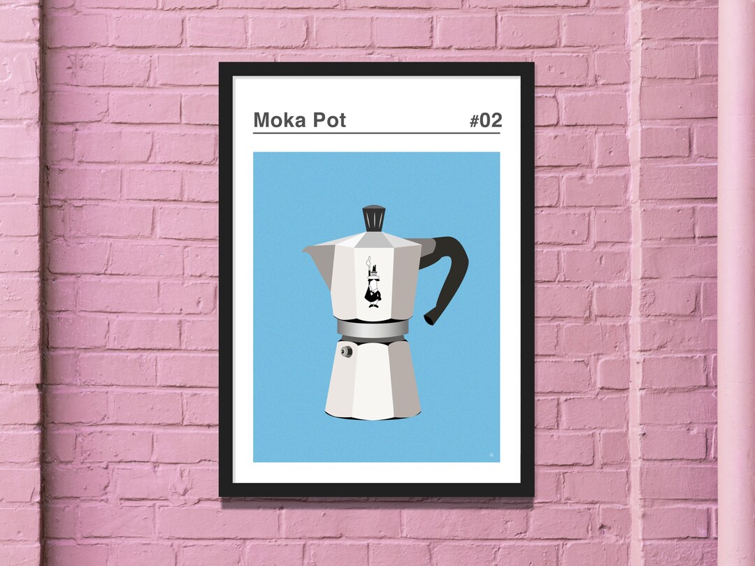 Moka Pot Print - Coffee Maker Prints - Etsy