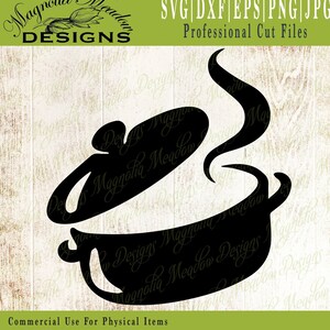 Cooking Pot SVG, Cooking SVG, Cookware SVG, Steaming Pot Svg, Boiling ...