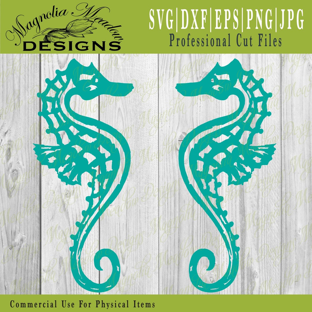 Seahorse SVG, Ocean SVG, Sea Creature SVG, Seahorse Pair Svg, Water ...