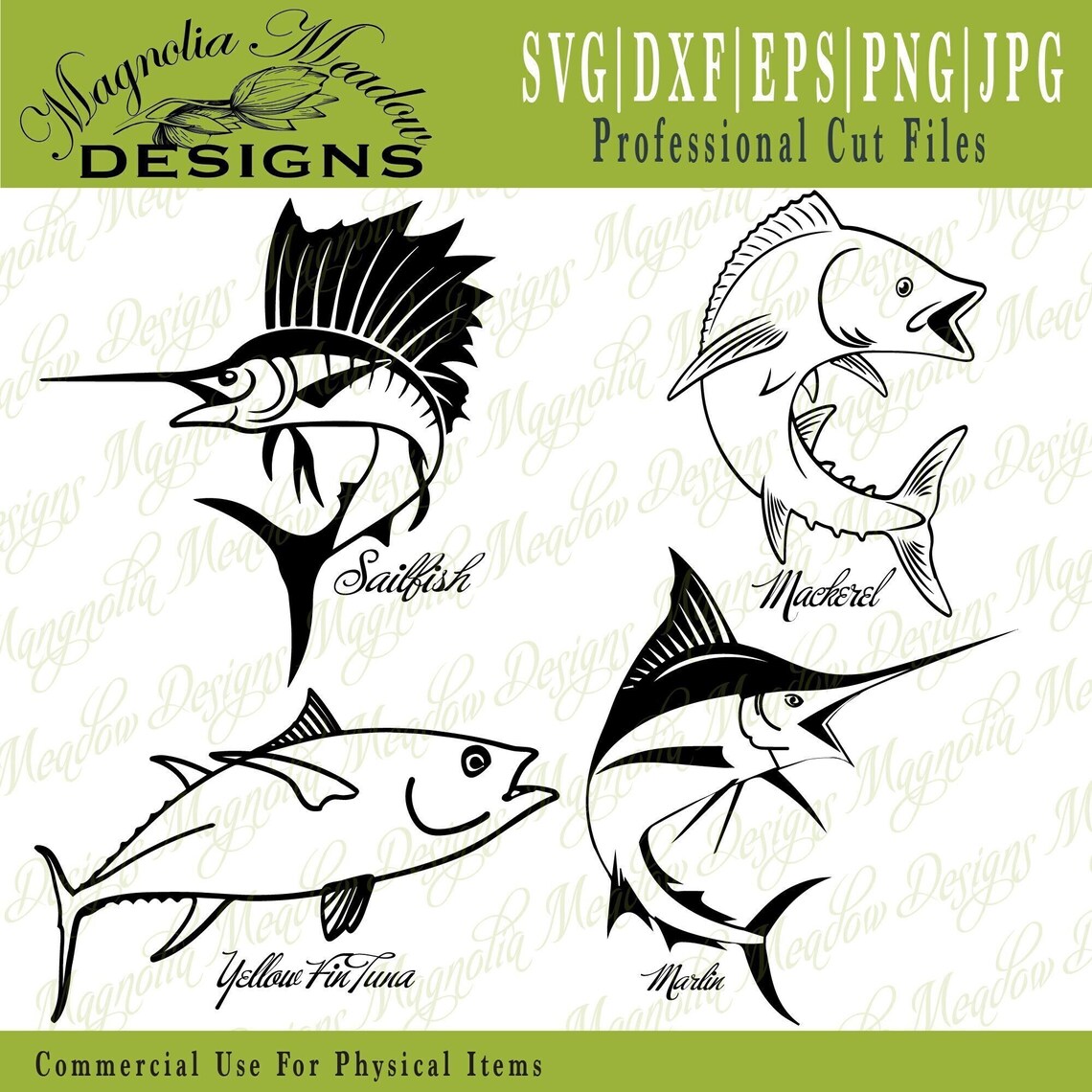 Ocean Fish SVG Game Fish SVG Saltwater Fish SVG Sailfish - Etsy UK