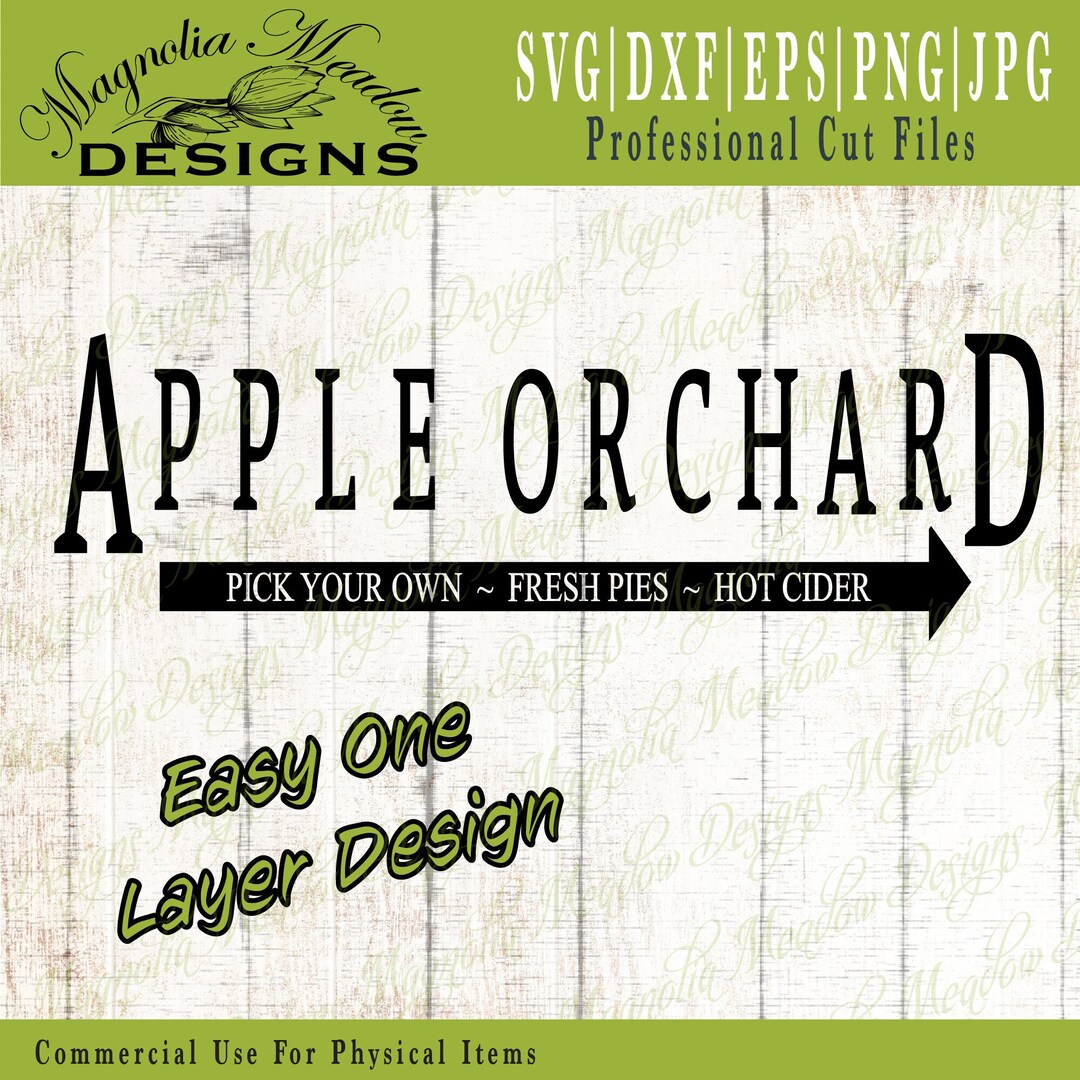 Apple Orchard SVG, Kitchen Sign SVG, Country Kitchen SVG, Autumn Svg ...