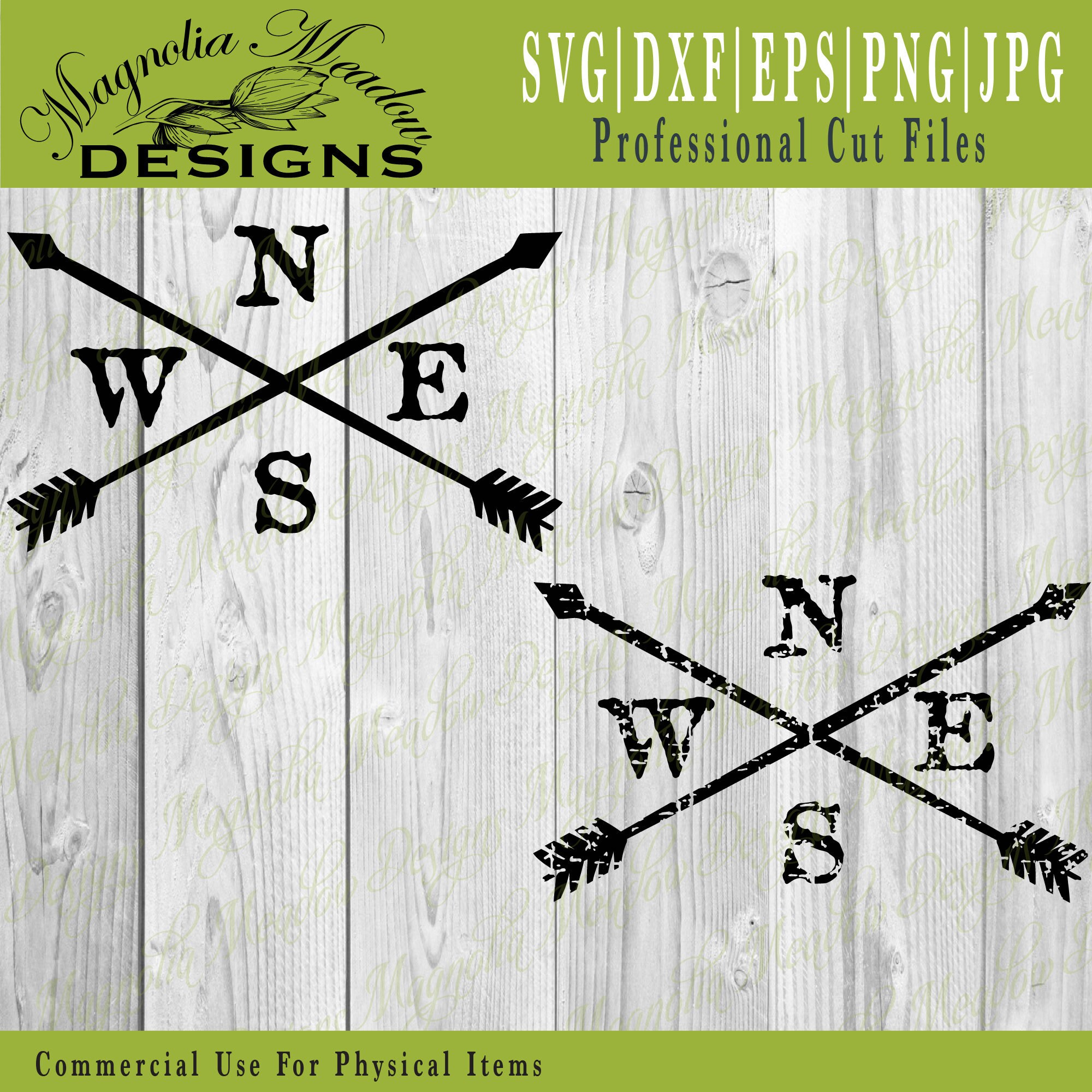 Weathervane SVG Weather Vane SVG North South SVG Arrows | Etsy