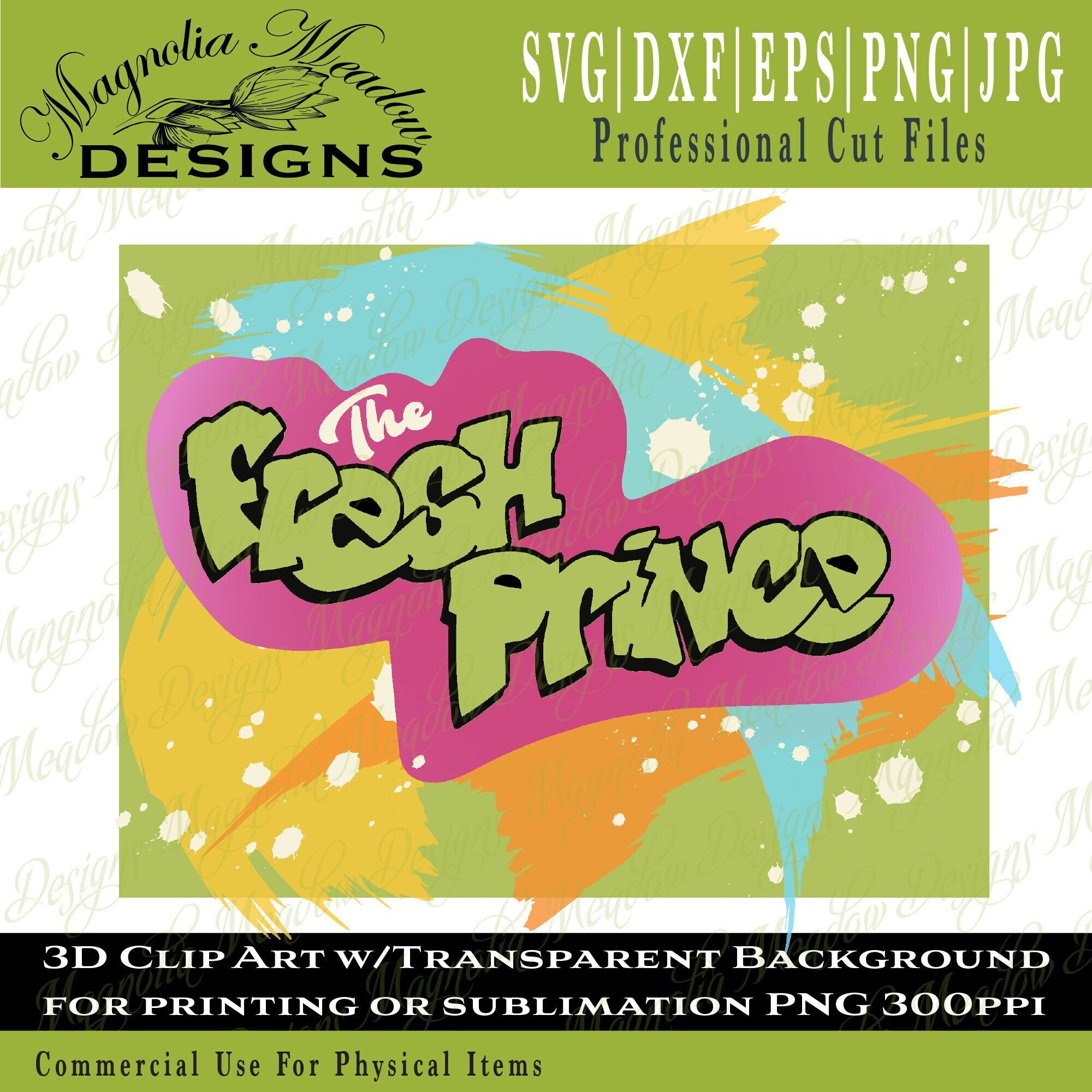 Fresh Prince PNG, 3D Clip Art, Graffiti PNG, 3D Fresh Prince, Splash ...