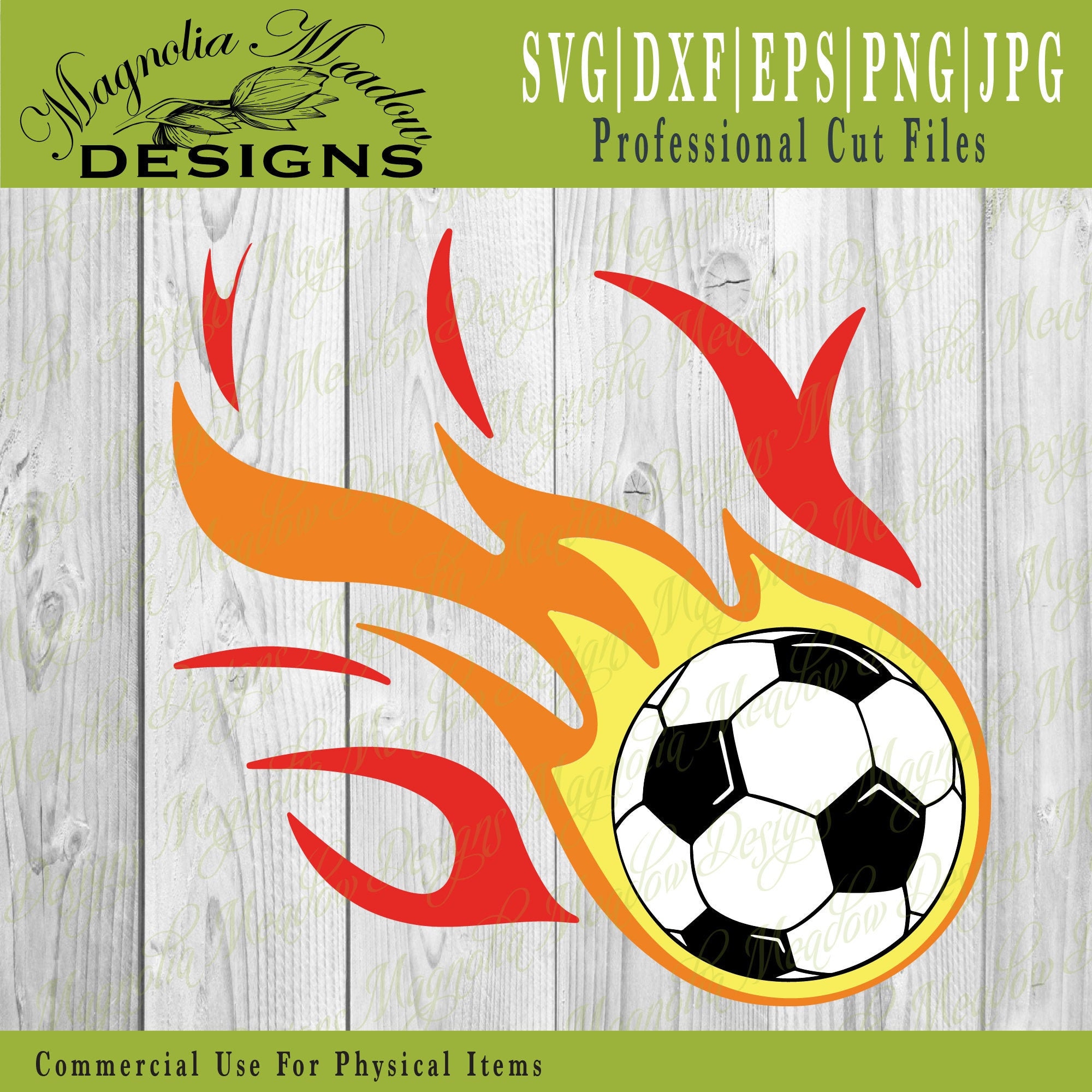 Soccer Ball SVG Soccer Ball Flames SVG Soccer Team Svg | Etsy