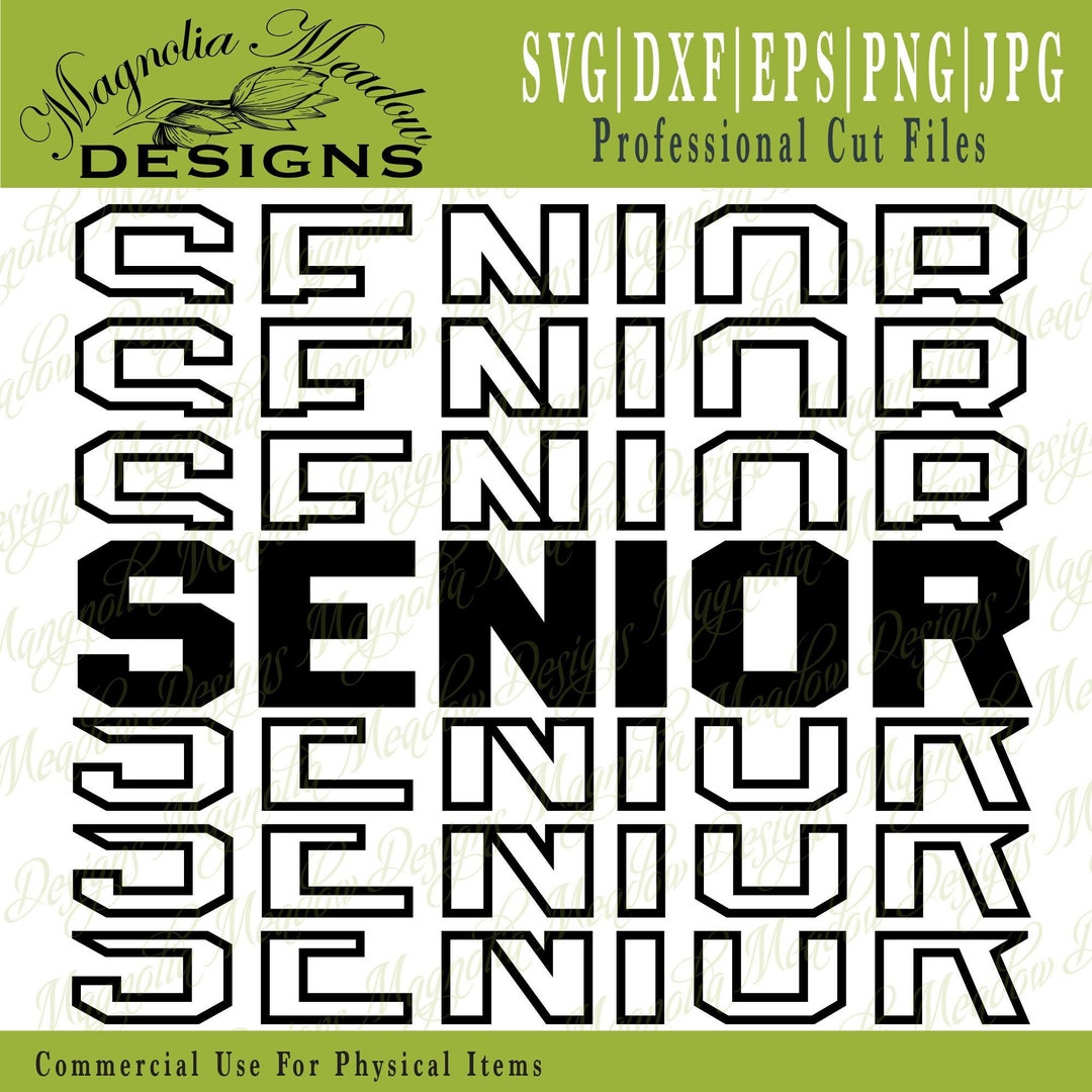Word Senior, Graduation SVG, Senior SVG, Senior 2022 Svg, Senior Shirt ...