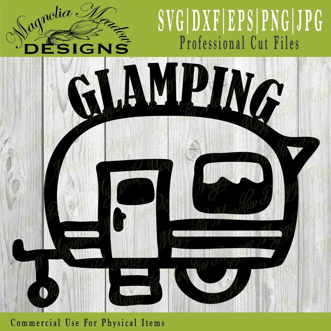 Glamping SVG, Camping SVG, Camper SVG, Pop up Trailer Svg, Camping ...