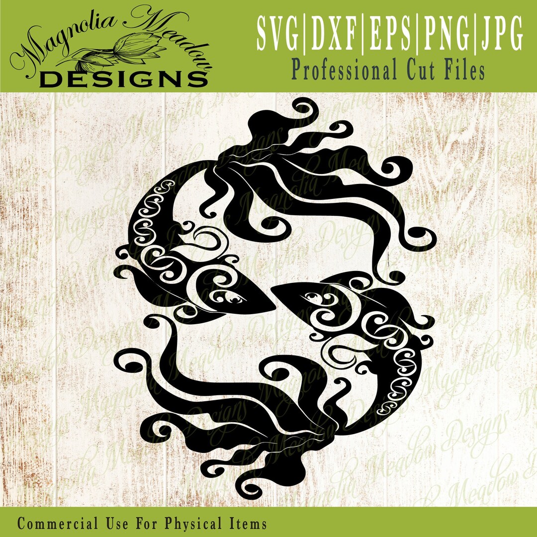 Pisces SVG - Zodiac Sign SVG - Fish SVG - Pisces Sign Svg - Crafters ...