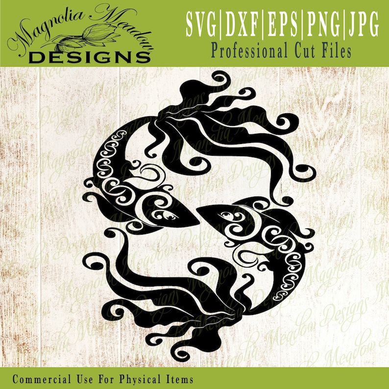 Pisces SVG Zodiac Sign SVG Fish SVG Pisces Sign Svg | Etsy