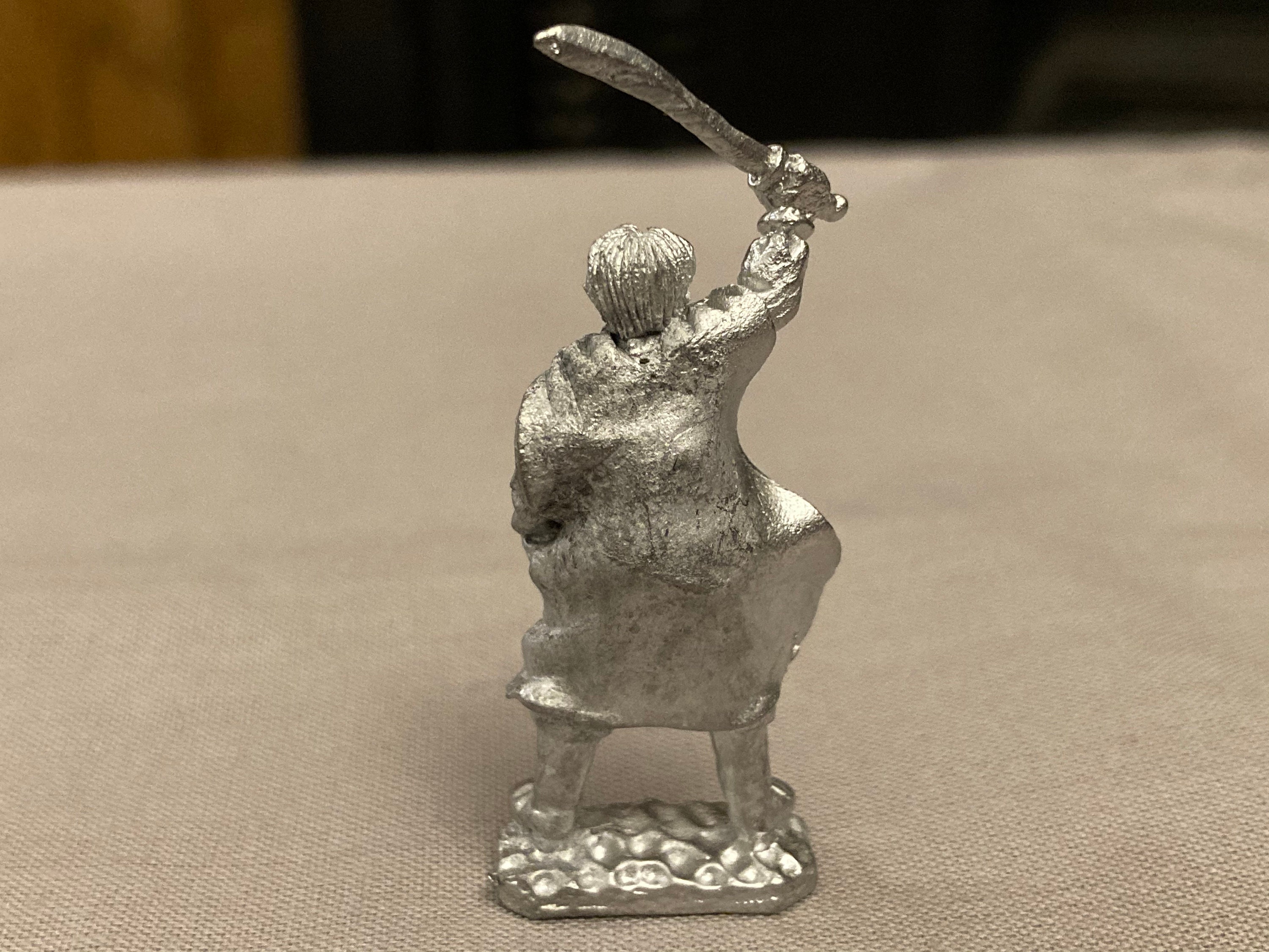 Pewter Miniature Swordsman With Cape - Etsy