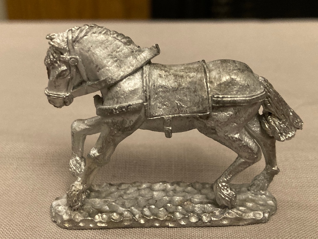 Pewter Horse Miniature - Etsy