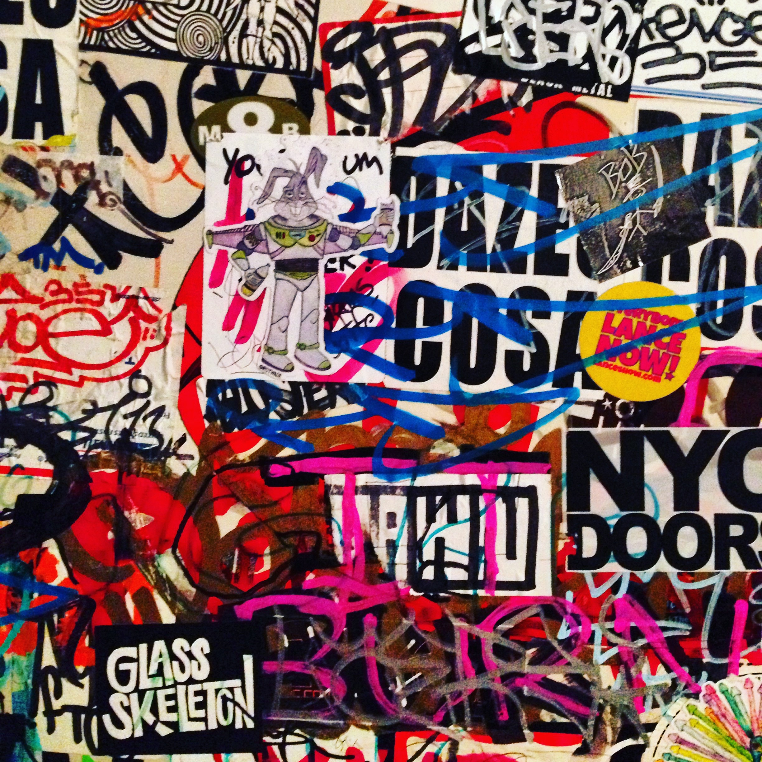 NYC Graffiti Collage Print: Urban Street Art Photo - Etsy