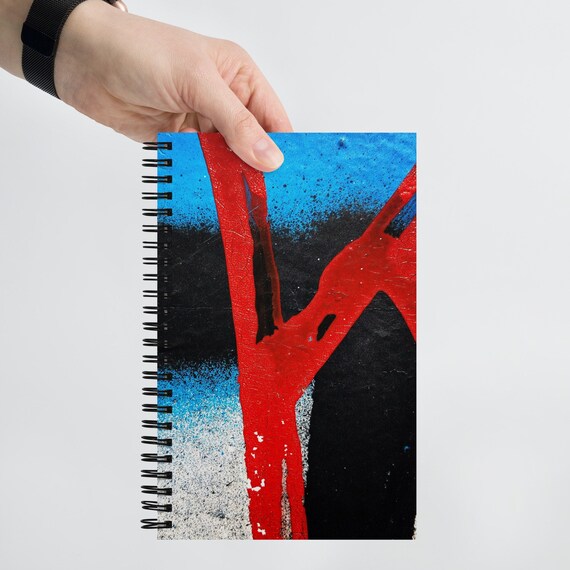 Blank Spiral Notebook Graffiti Photo Printed Journal - Etsy