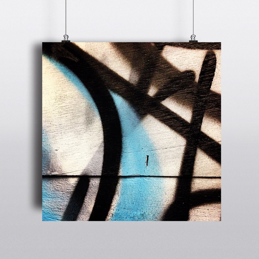 Abstract Color NYC Street Wall Art Gift, Graffiti Collage Photo, Trendy ...