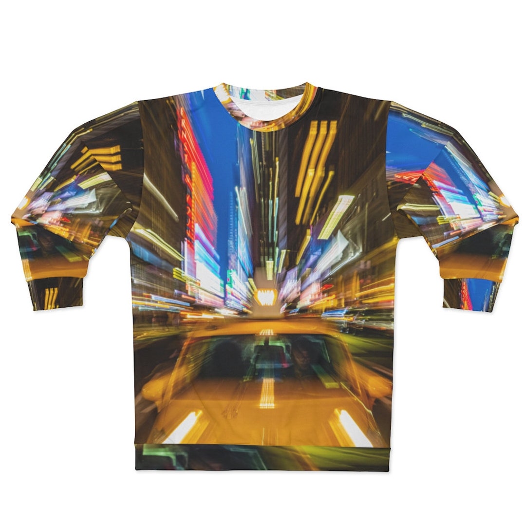 NYC Taxi in Its Speed Unisex Sweatshirt - Etsy