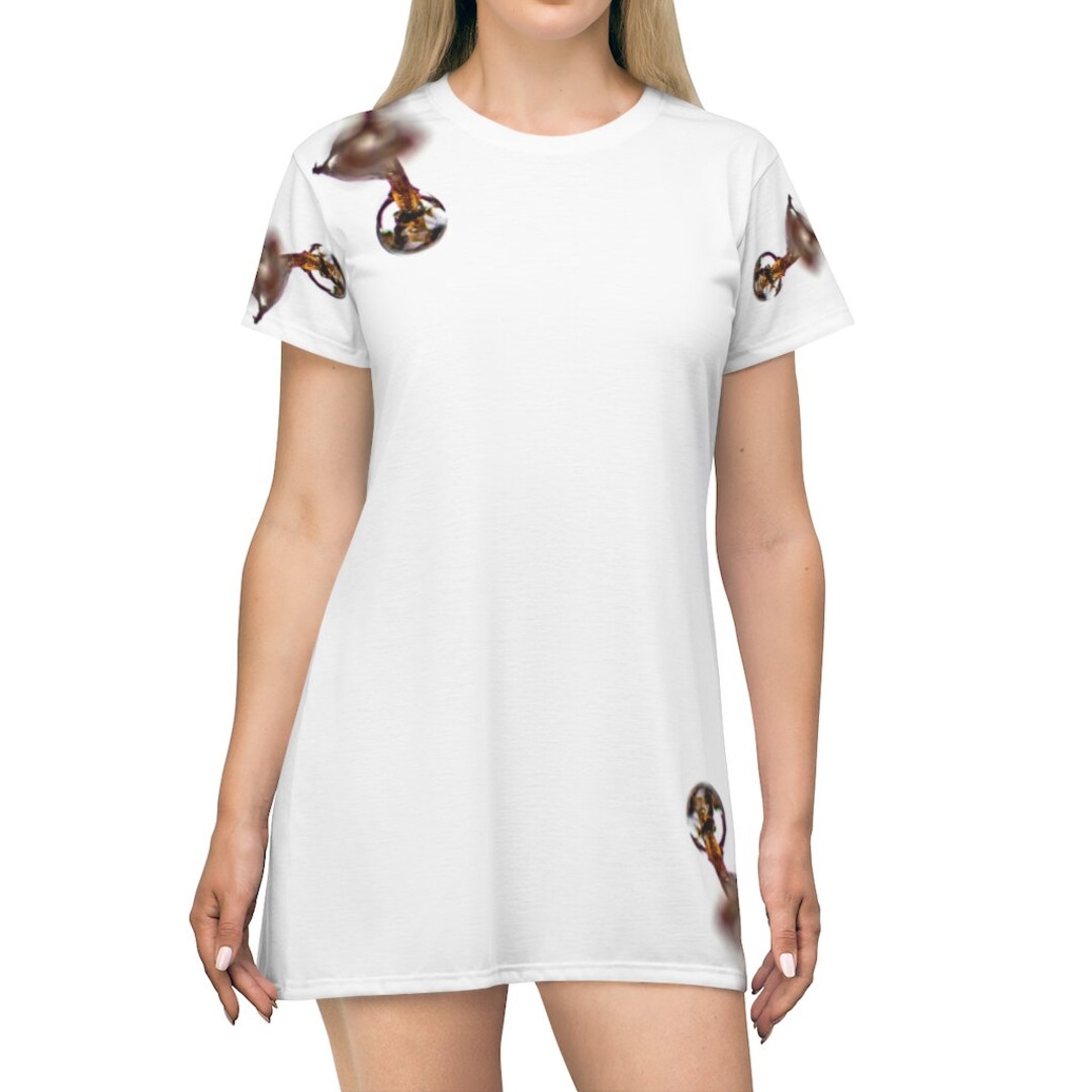 Unique Print T-shirt Dress Iced Over - Etsy