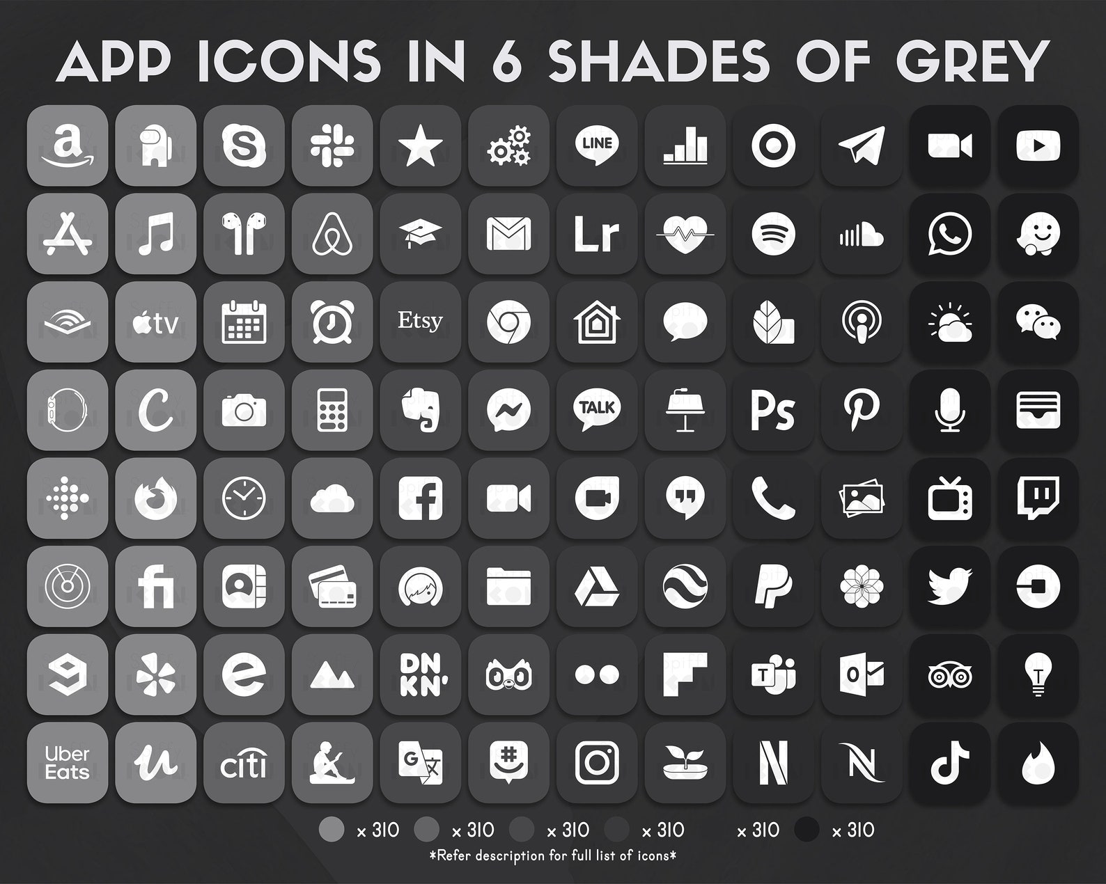 Minimalist Dark Grey iPhone Ios 14 Ios 15 App Icons Pack | Grey ...