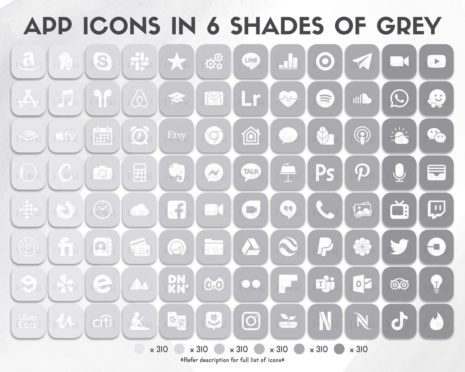 Minimalist Light Grey iPhone Ios 14 Ios 15 App Icons Pack | Grey ...