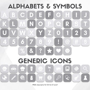 Minimalist Light Grey iPhone Ios 14 Ios 15 App Icons Pack Grey ...