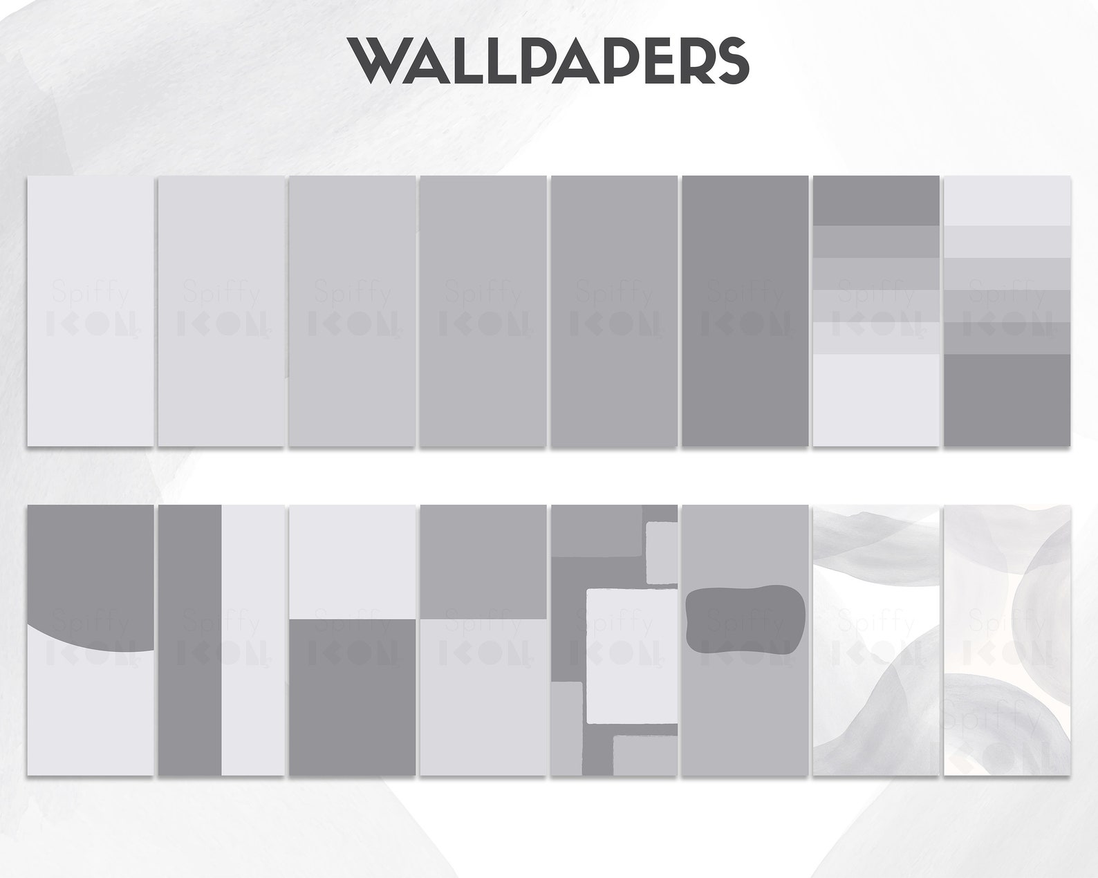 Minimalist Light Grey iPhone Ios 14 Ios 15 App Icons Pack Grey ...