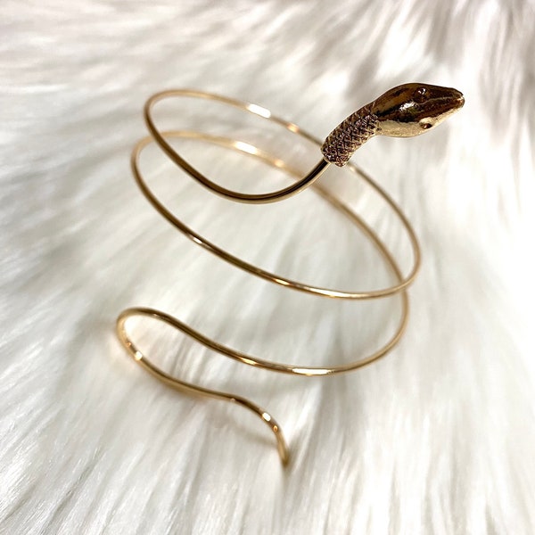 Snake Arm Cuff - Etsy