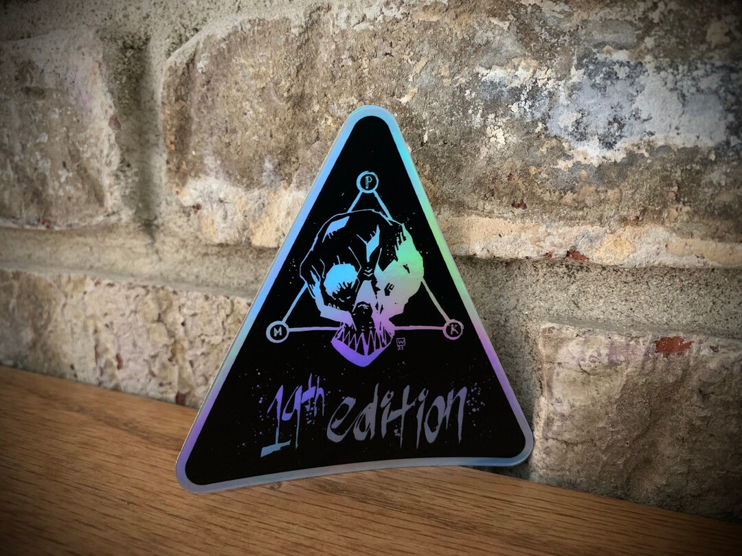 19th Edition Holofoil Sticker - Etsy